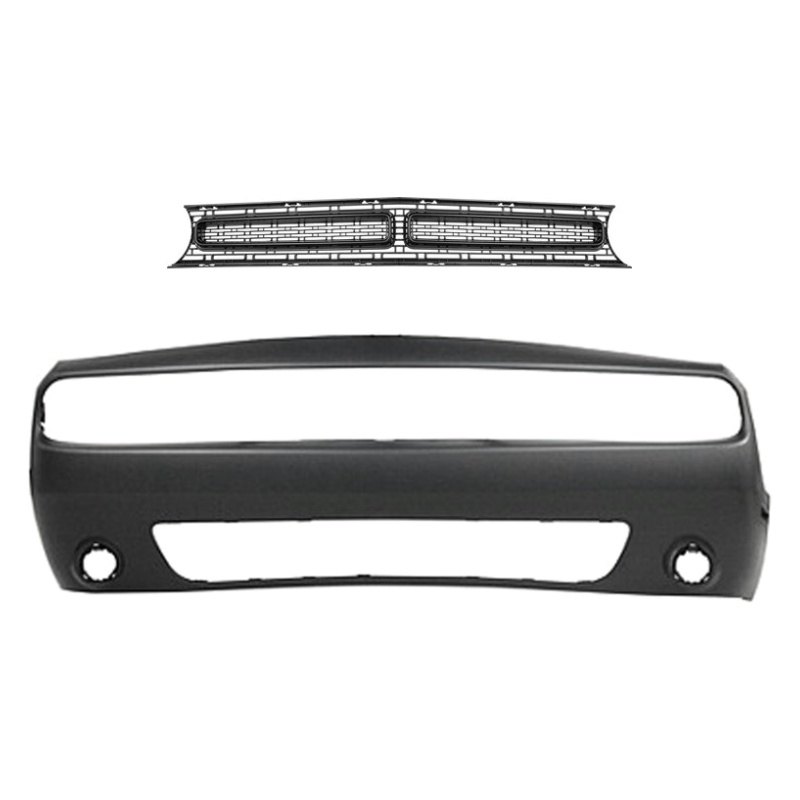Replace® BNDL-231936 - 2-Piece (Front Bumper Cover, Grille) (Standard Line)