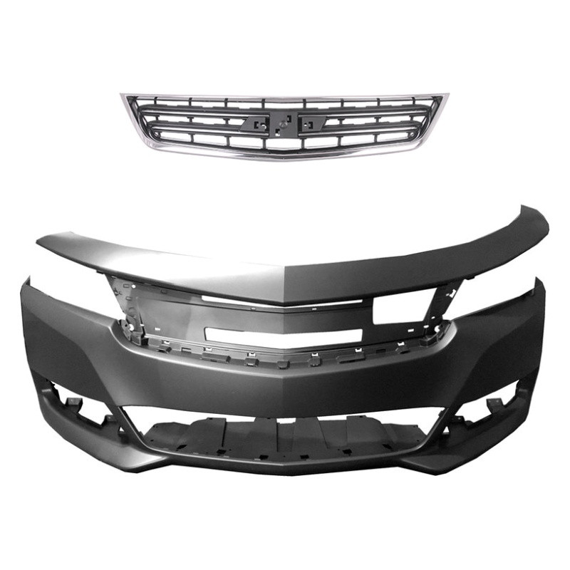 Replace® BNDL-231976 - 2-Piece (Front Bumper Cover, Grille) (CAPA ...