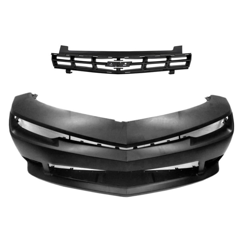 Replace® BNDL-231991 - 2-Piece (Front Bumper Cover, Grille) (Standard Line)
