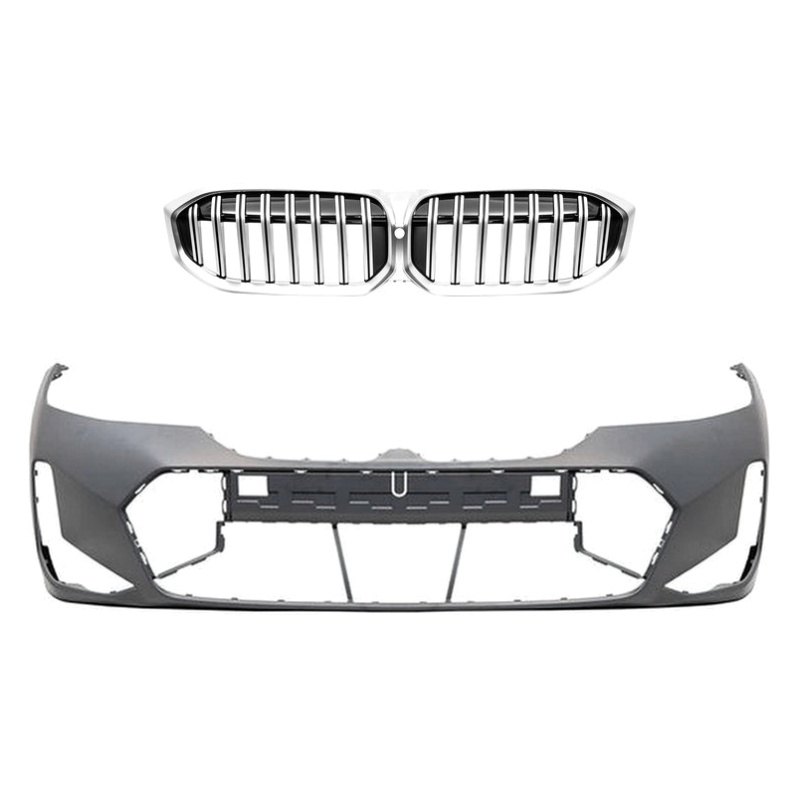 Replace® BNDL-232033 - 2-Piece (Front Bumper Cover, Grille) (Standard Line)