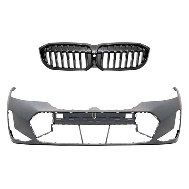 Replace® BNDL-232034 - 2-Piece (Front Bumper Cover, Grille) (Standard Line)