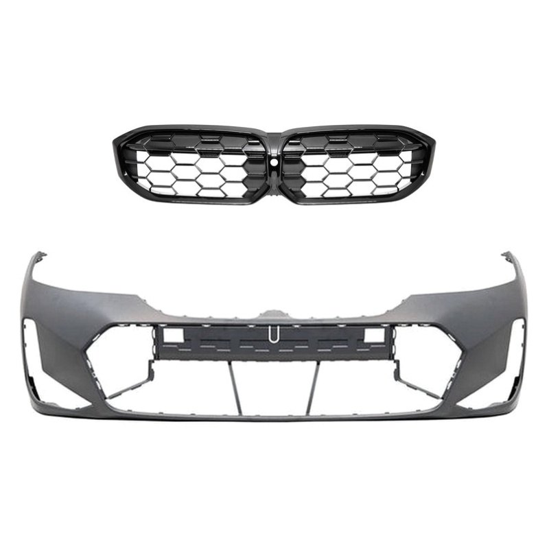 Replace® BNDL-232041 - 2-Piece (Front Bumper Cover, Grille) (Standard Line)