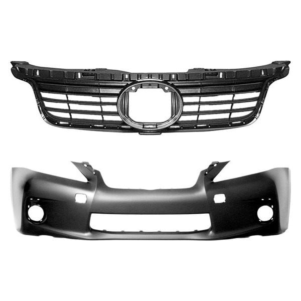 Replace® BNDL-232047 - 2-Piece (Front Bumper Cover, Grille) (CAPA ...