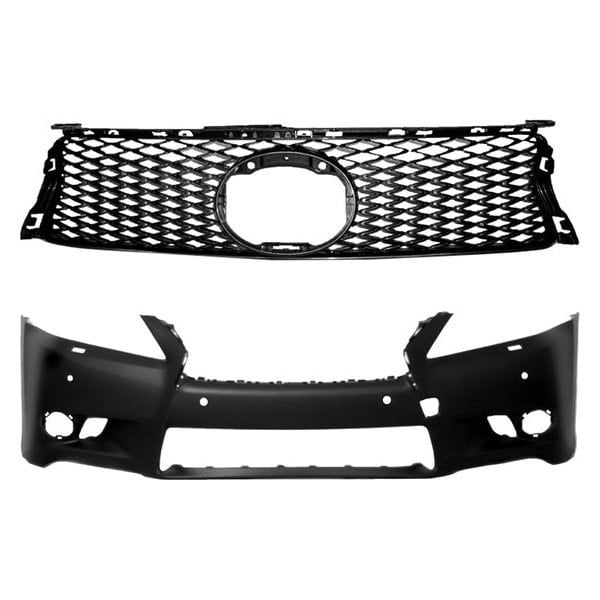 Replace® BNDL-232103 - 2-Piece (Front Bumper Cover, Grille) (CAPA ...