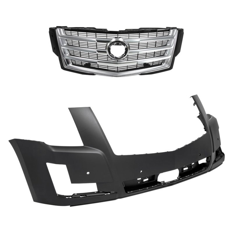 Replace® BNDL-232114 - 2-Piece (Front Bumper Cover, Grille) (Standard Line)