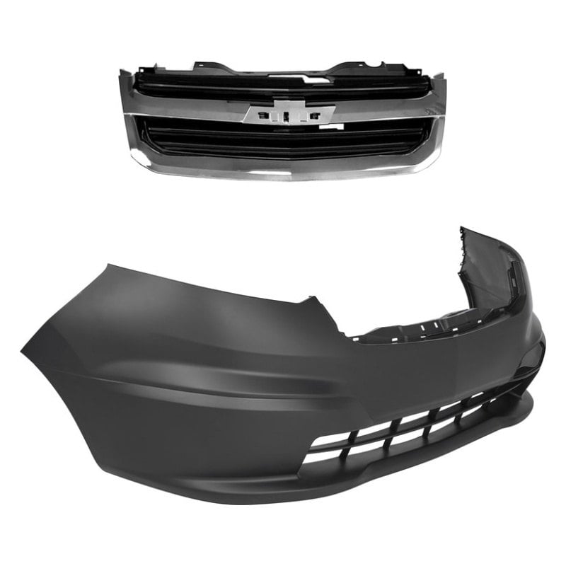 Replace® BNDL-232116 - 2-Piece (Front Bumper Cover, Grille) (Standard Line)