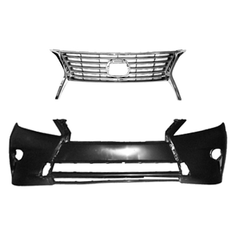 Replace® BNDL-232123 - 2-Piece (Front Bumper Cover, Grille) (CAPA ...