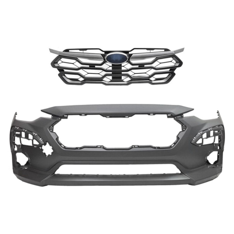 Replace® BNDL-232261 - 2-Piece (Front Bumper Cover, Grille) (Standard Line)