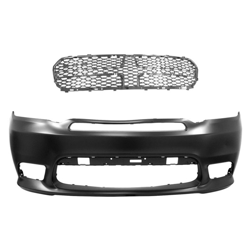 Replace® BNDL-232268 - 2-Piece (Front Bumper Cover, Grille) (Standard Line)