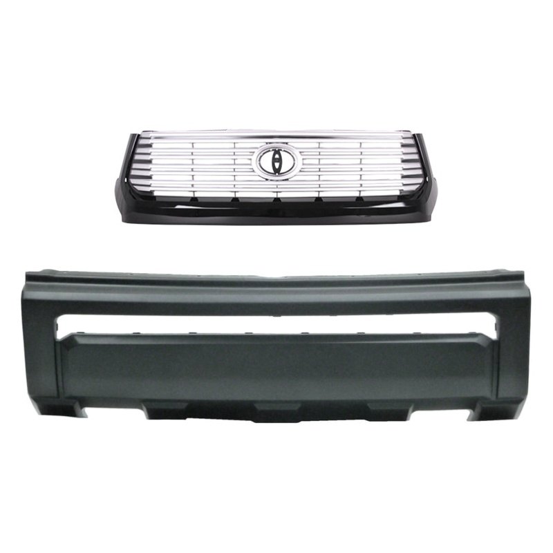 Replace® BNDL-232335 - 2-Piece (Front Bumper Cover, Grille) (Standard Line)