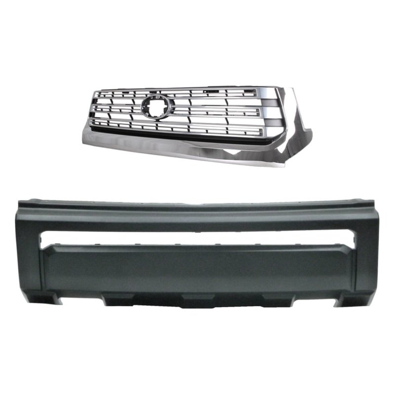 Replace® BNDL-232339 - 2-Piece (Front Bumper Cover, Grille) (Standard Line)