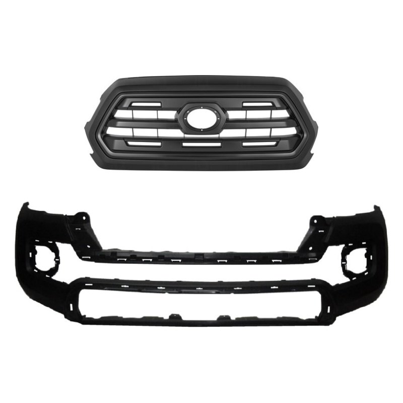 Replace® BNDL-232421 - 2-Piece (Front Bumper Cover, Grille) (Standard Line)