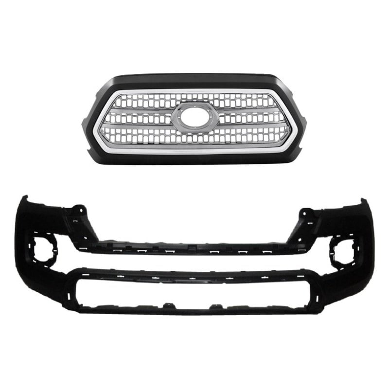 Replace® BNDL-232427 - 2-Piece (Front Bumper Cover, Grille) (Standard Line)
