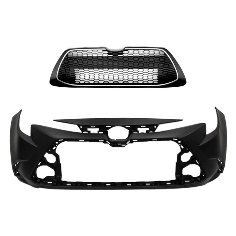 Replace® BNDL-232535 - 2-Piece (Front Bumper Cover, Grille) (Standard Line)