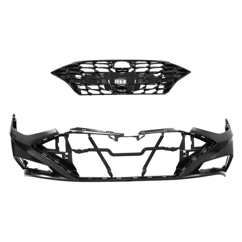 Replace® BNDL-232619 - 2-Piece (Front Bumper Cover, Grille) (CAPA ...