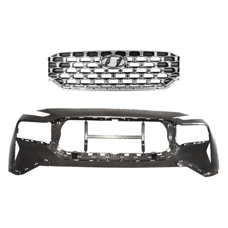 Replace® BNDL-232691 - 2-Piece (Front Bumper Cover, Grille) (CAPA ...
