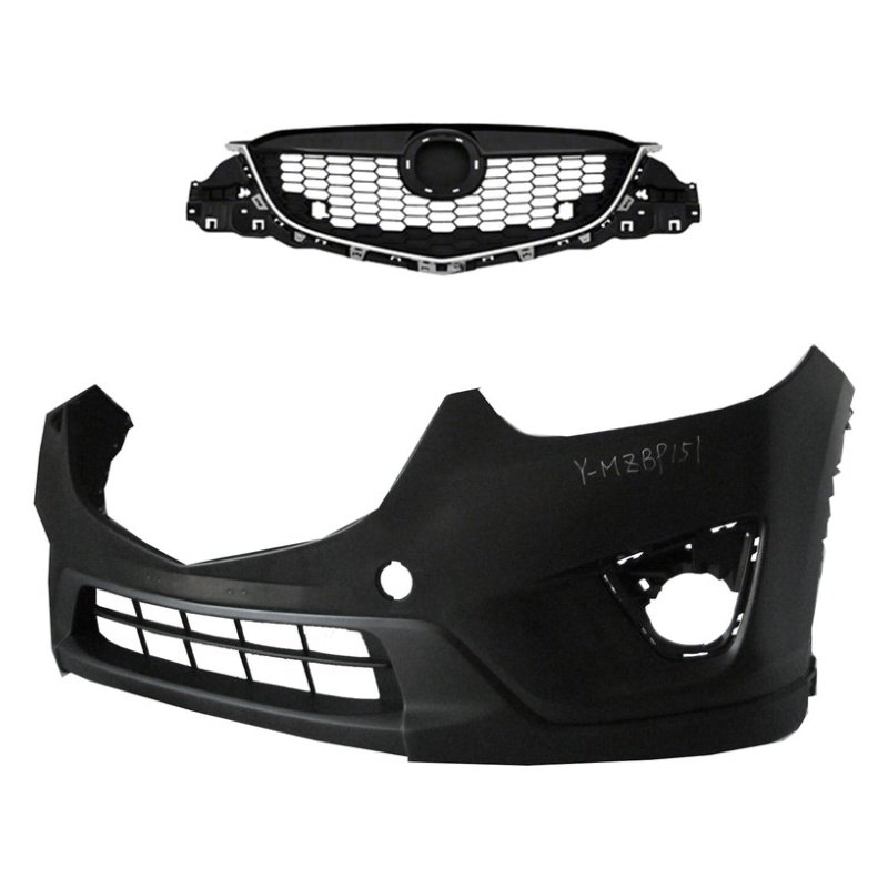 Replace® BNDL-232801 - 2-Piece (Front Bumper Cover, Grille) (Standard Line)
