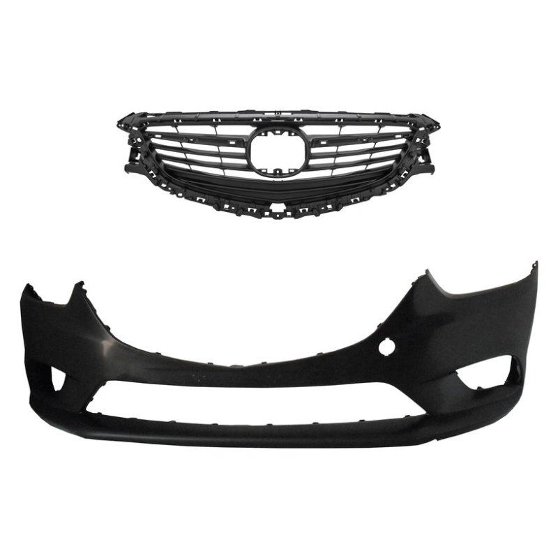 Replace® BNDL-232803 - 2-Piece (Front Bumper Cover, Grille) (Standard Line)