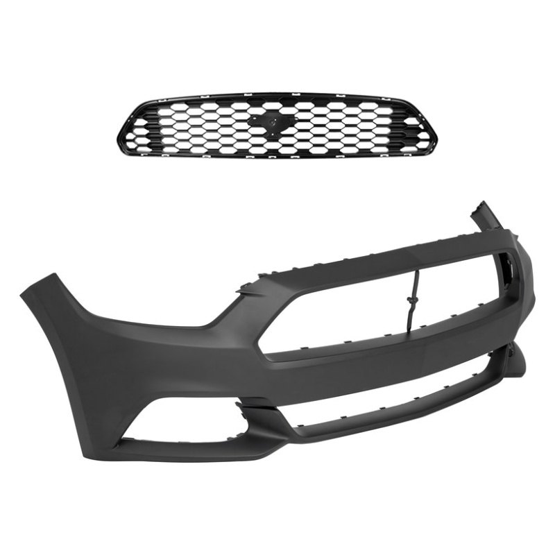 Replace® BNDL-232835 - 2-Piece (Front Bumper Cover, Grille) (Standard Line)