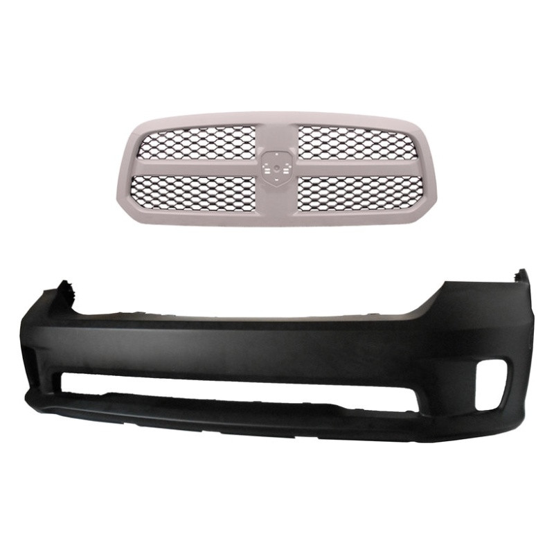 Replace® BNDL-232851 - 2-Piece (Front Bumper Cover, Grille) (Platinum Plus)