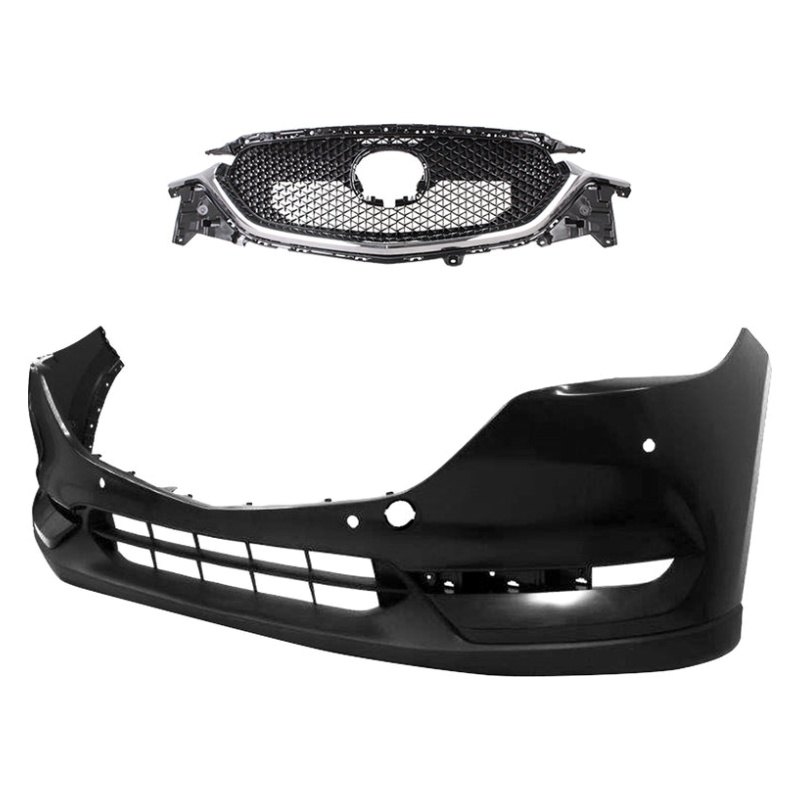 Replace® BNDL-232941 - 2-Piece (Front Bumper Cover, Grille) (Standard Line)