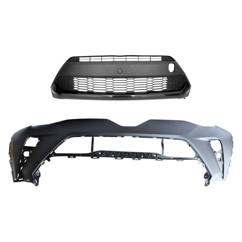 Replace® BNDL-232946 - 2-Piece (Front Bumper Cover, Grille) (Standard Line)