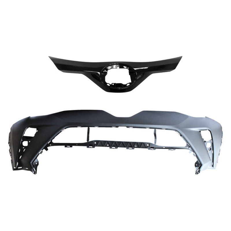 Replace® BNDL-232947 - 2-Piece (Front Bumper Cover, Grille) (Standard Line)