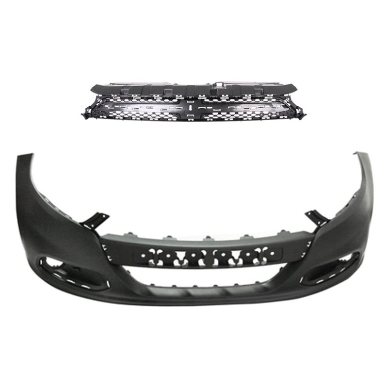 Replace® BNDL-232954 - 2-Piece (Front Bumper Cover, Grille) (Platinum Plus)