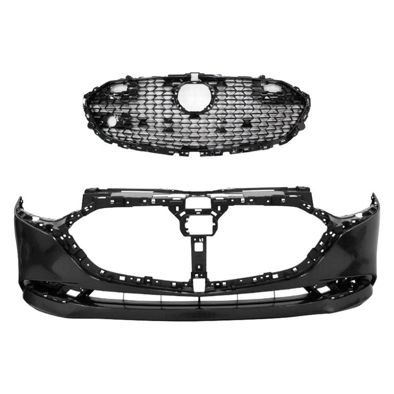 Replace® BNDL-232985 - 2-Piece (Front Bumper Cover, Grille) (Standard Line)