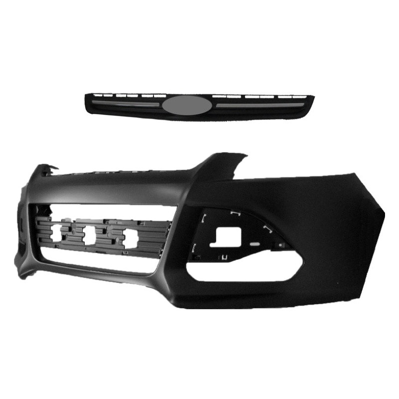 Replace® BNDL-233043 - 2-Piece (Front Bumper Cover, Grille) (Platinum Plus)