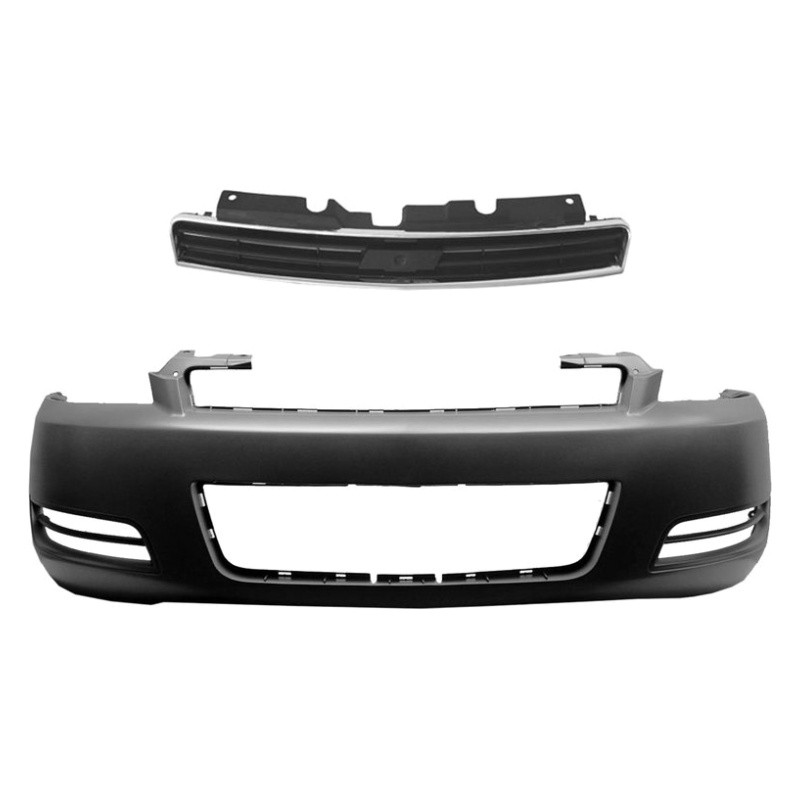 Replace® BNDL-233048 - 2-Piece (Front Bumper Cover, Grille) (Brand New OE)