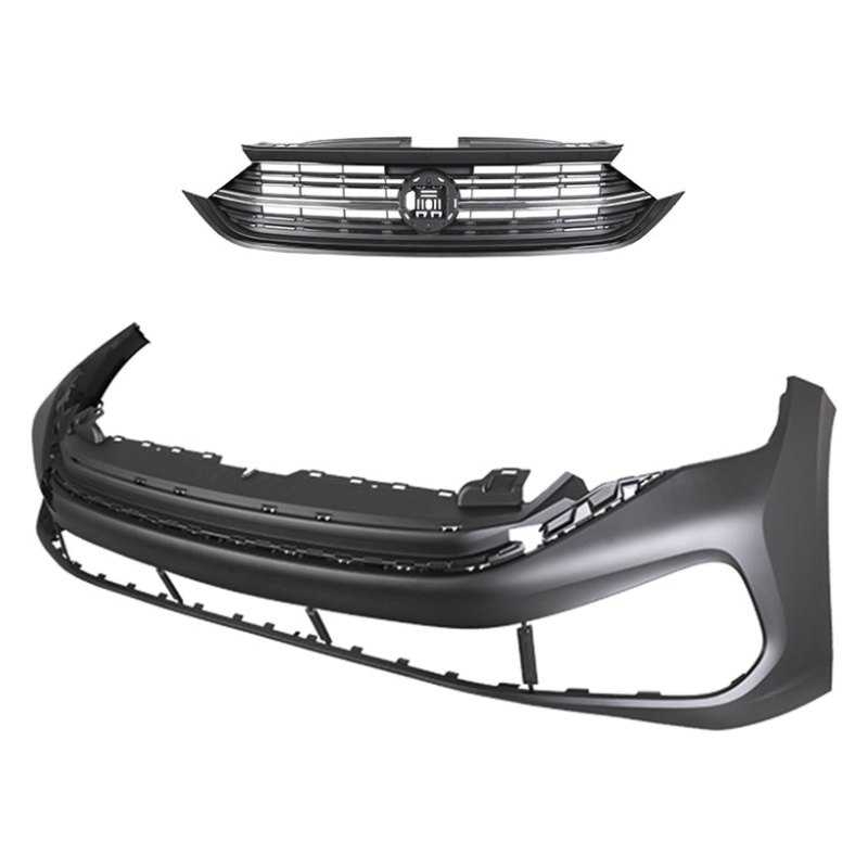 Replace® BNDL-233097 - 2-Piece (Front Bumper Cover, Grille) (CAPA ...