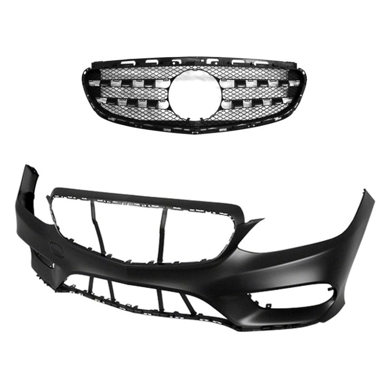 Replace® BNDL-234069 - 2-Piece (Front Bumper Cover, Grille) (Standard Line)
