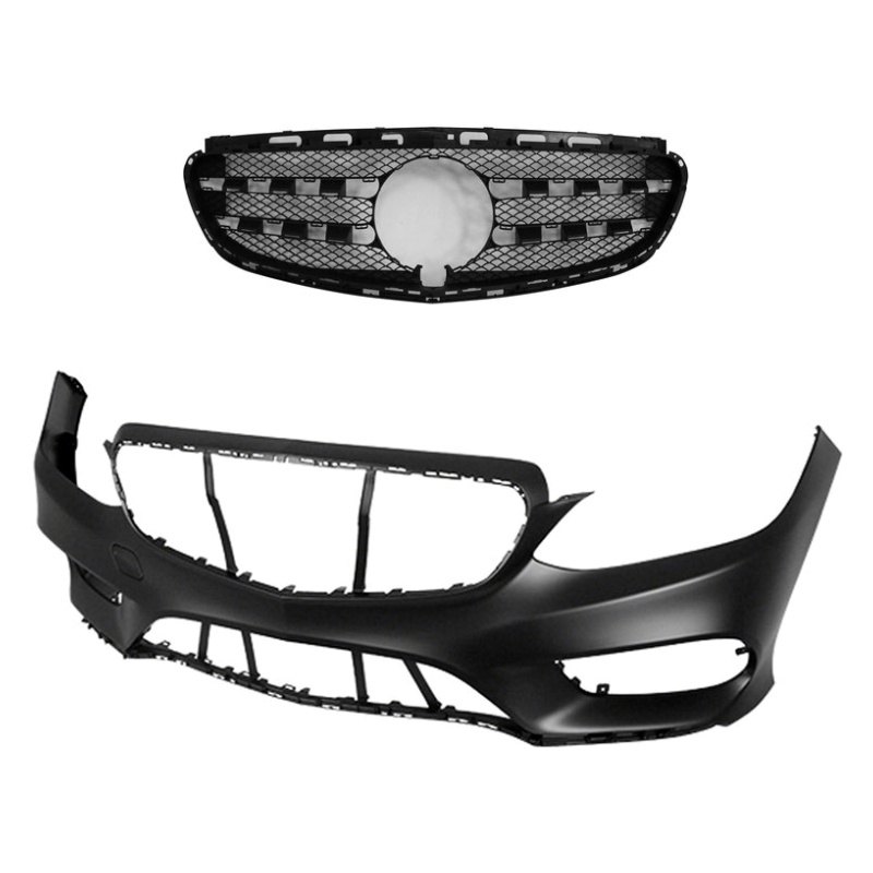 Replace® BNDL-234070 - 2-Piece (Front Bumper Cover, Grille) (Standard Line)