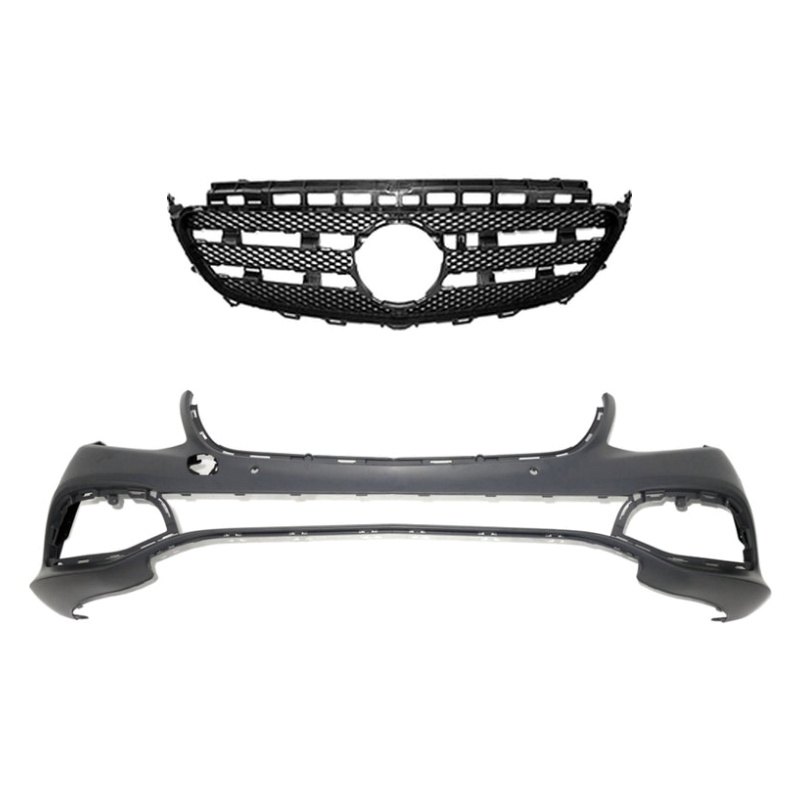 Replace® BNDL-234140 - 2-Piece (Front Bumper Cover, Grille) (Standard Line)