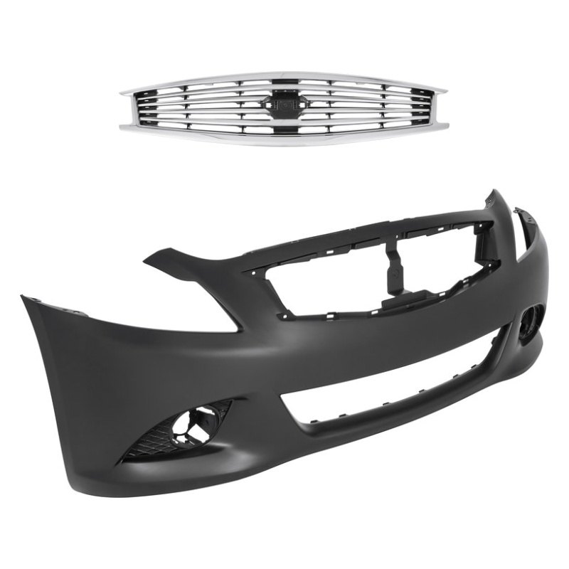 Replace® BNDL-234201 - 2-Piece (Front Bumper Cover, Grille) (Standard Line)
