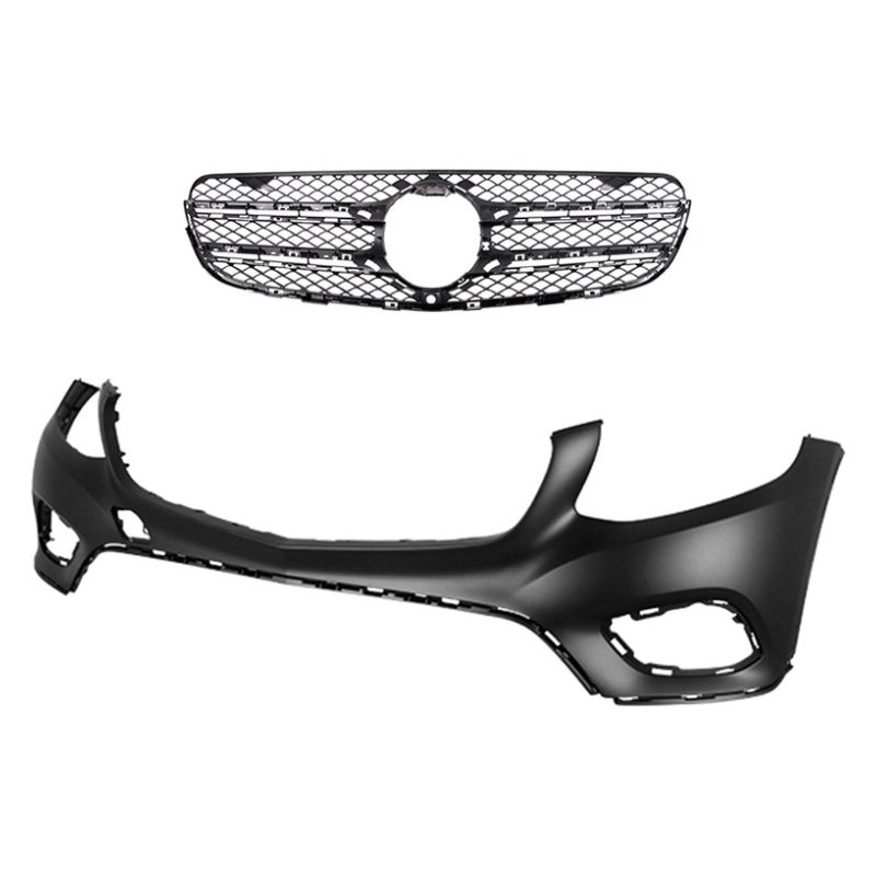 Replace® BNDL-234565 - 2-Piece (Front Bumper Cover, Grille) (CAPA ...