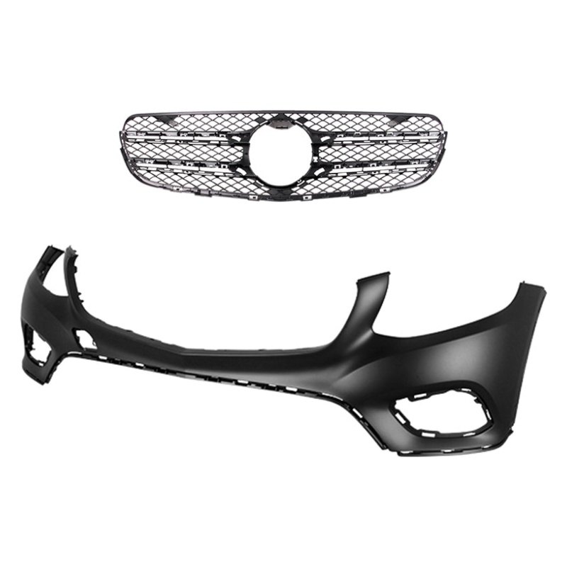 Replace® BNDL-234621 - 2-Piece (Front Bumper Cover, Grille) (CAPA ...