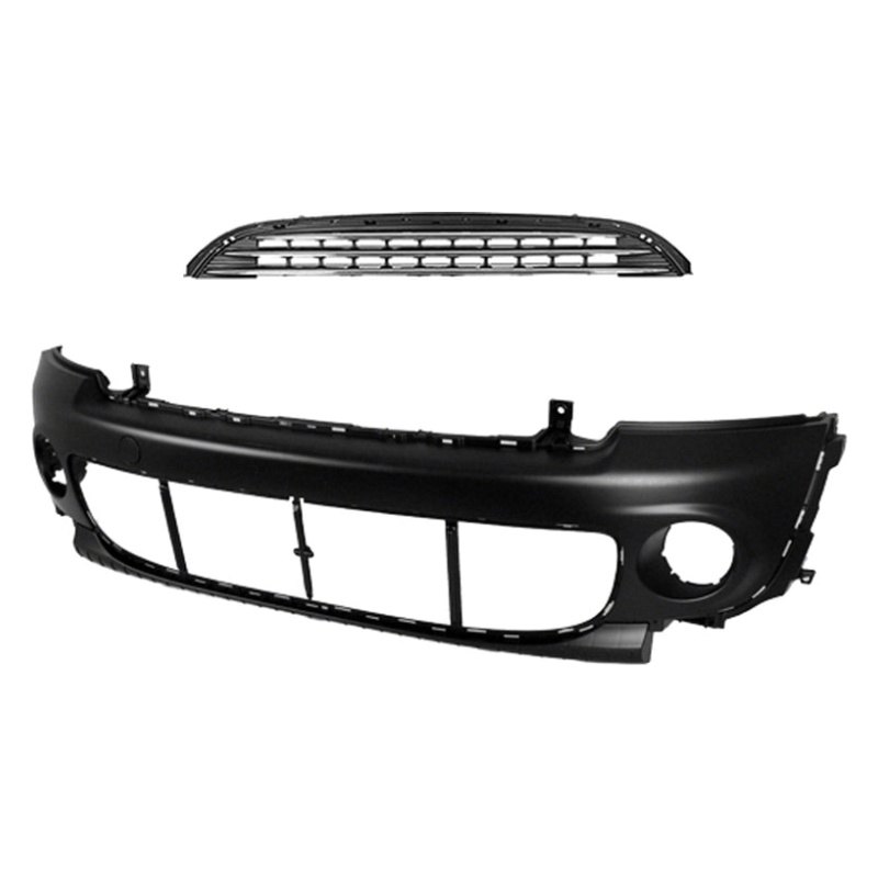 Replace® BNDL-235808 - 2-Piece (Front Bumper Cover, Grille) (Standard Line)