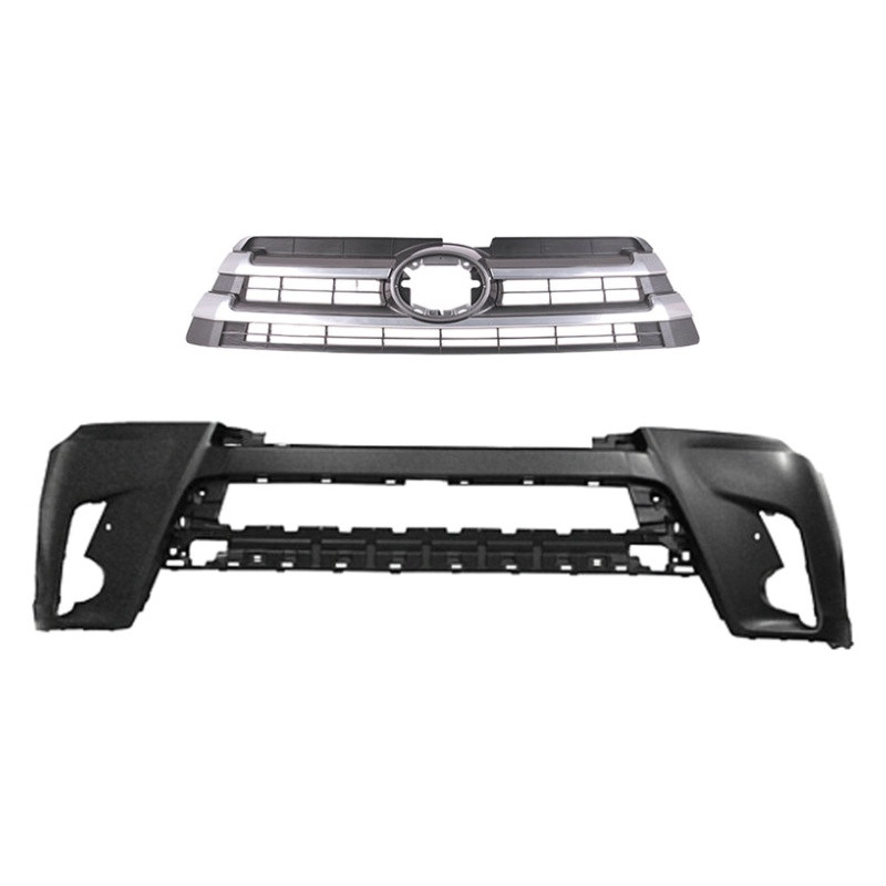 Replace® BNDL-236107 - 2-Piece (Front Bumper Cover, Grille) (CAPA ...