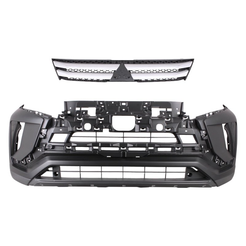 Replace® BNDL-236420 - 2-Piece (Front Bumper Cover, Grille) (Standard Line)