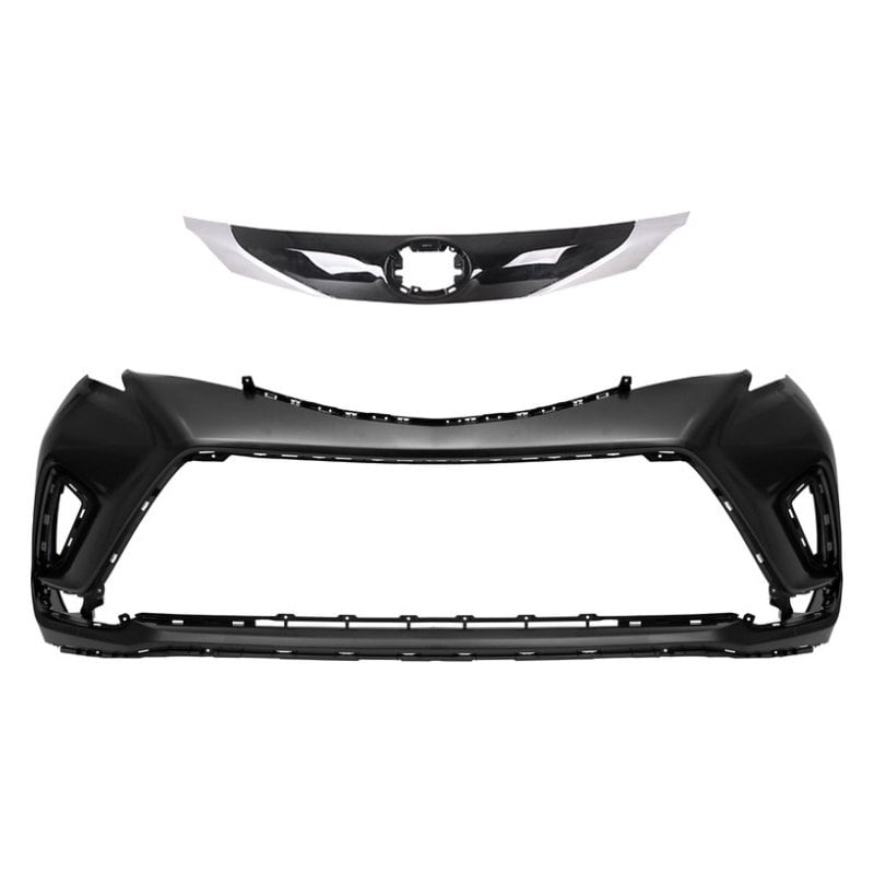 Replace® BNDL-236568 - 2-Piece (Front Bumper Cover, Grille) (CAPA ...