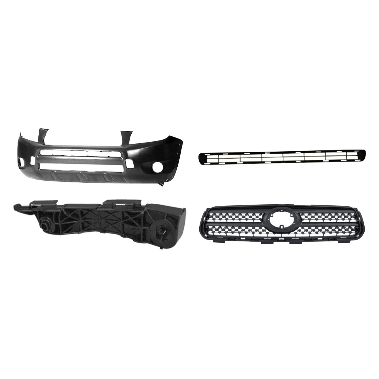 Replace® BNDL-926699 - 4-Pc Front Bumper Cover Kit