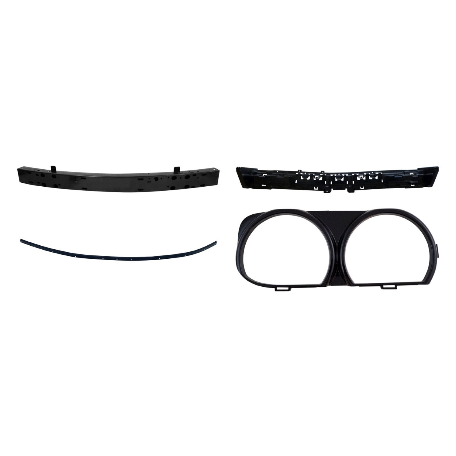 Replace® BNDL-96488 - 4-Pc Front Bumper Cover Reinforcement Kit