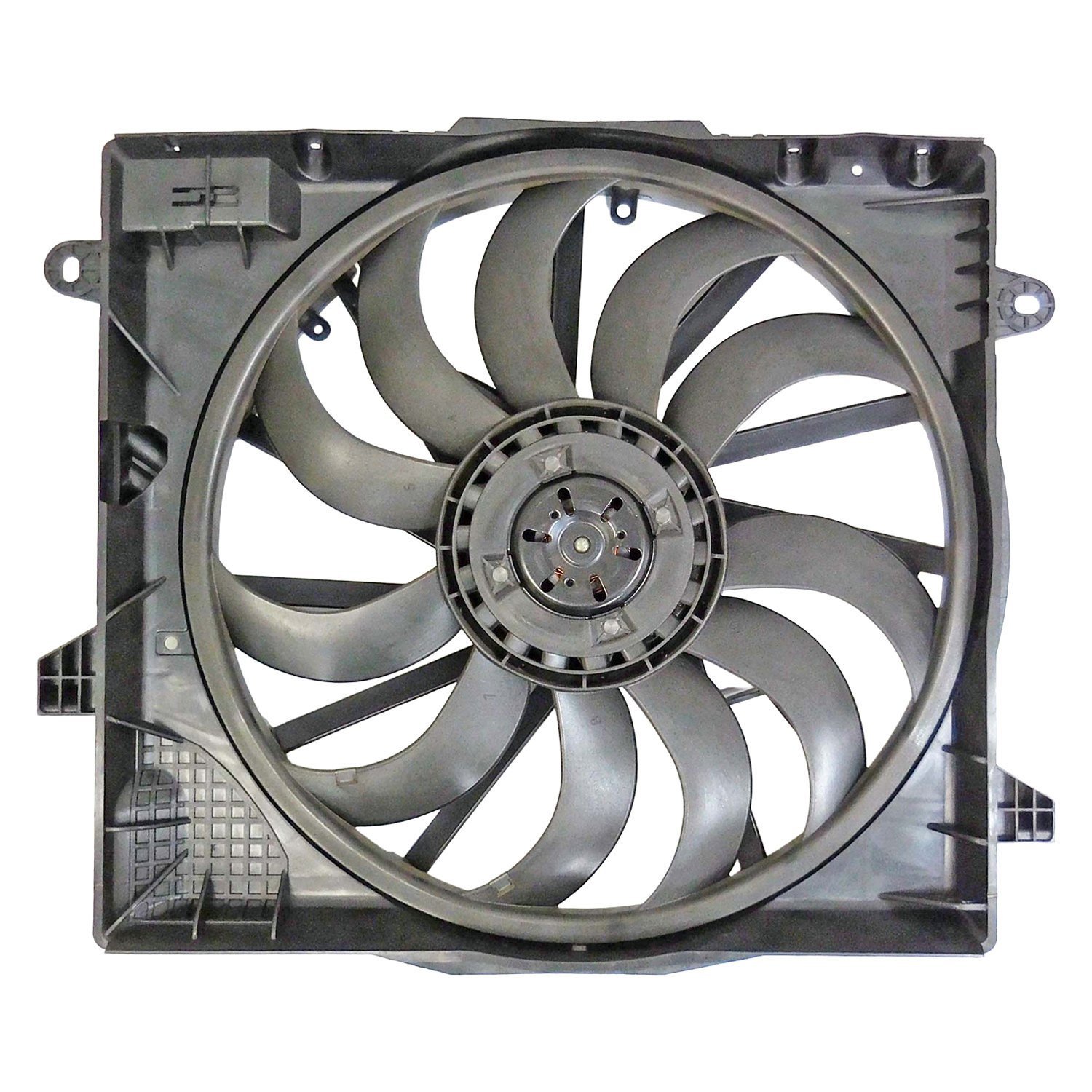 Replace® CH3115200 - Dual Radiator and Condenser Fan Assembly