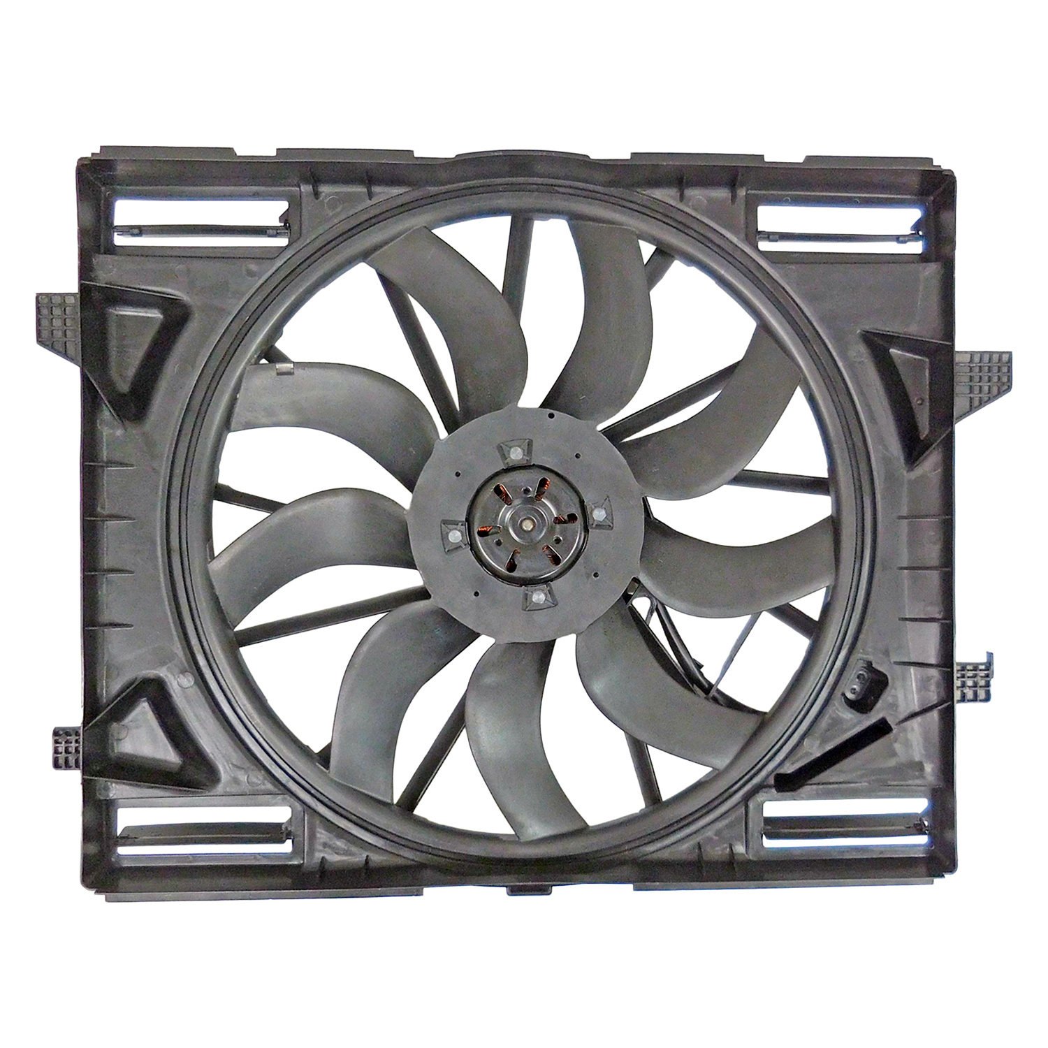 Replace® CH3115204 - Radiator and Condenser Fan Assembly with One Big Fan