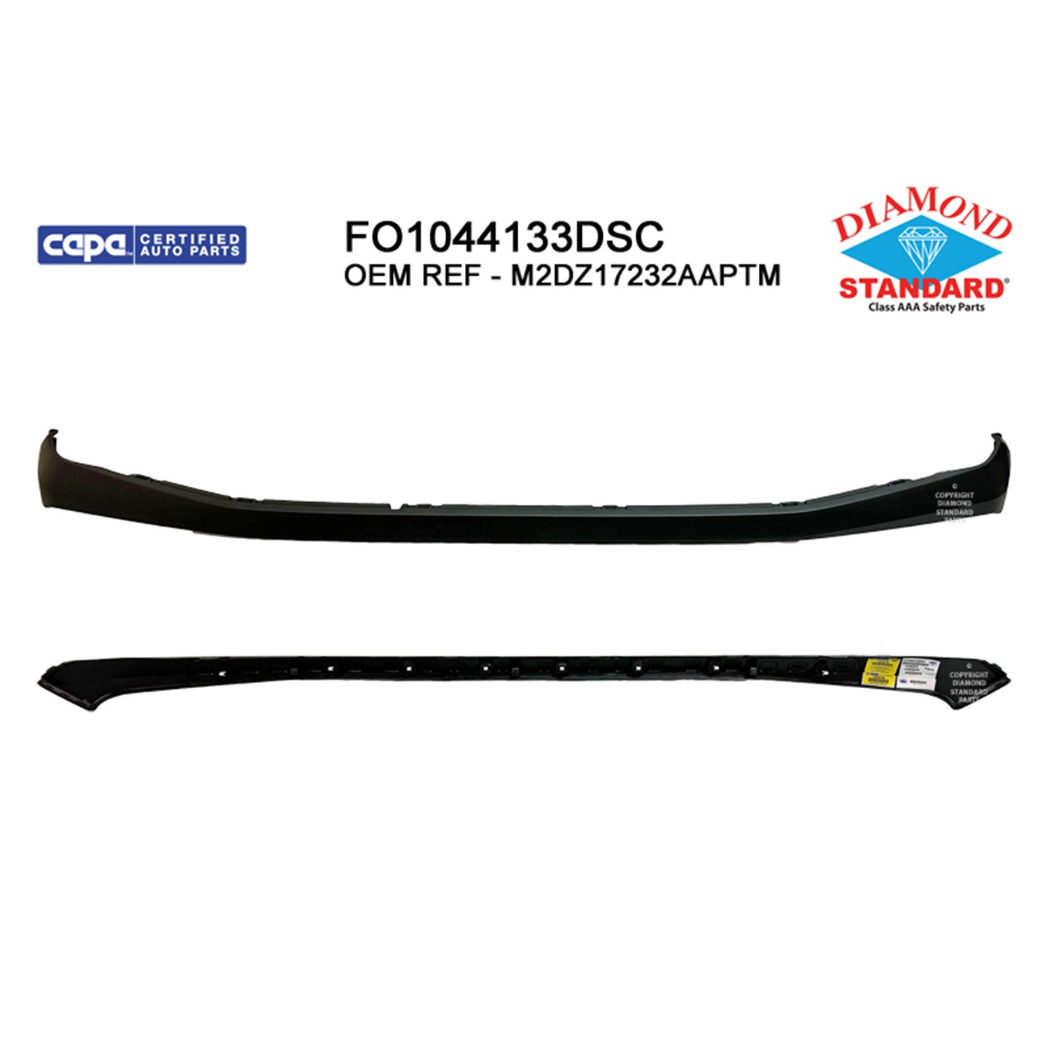 Replace® FO1044133DSC - Front Bumper Filler (Diamond Standard Line)