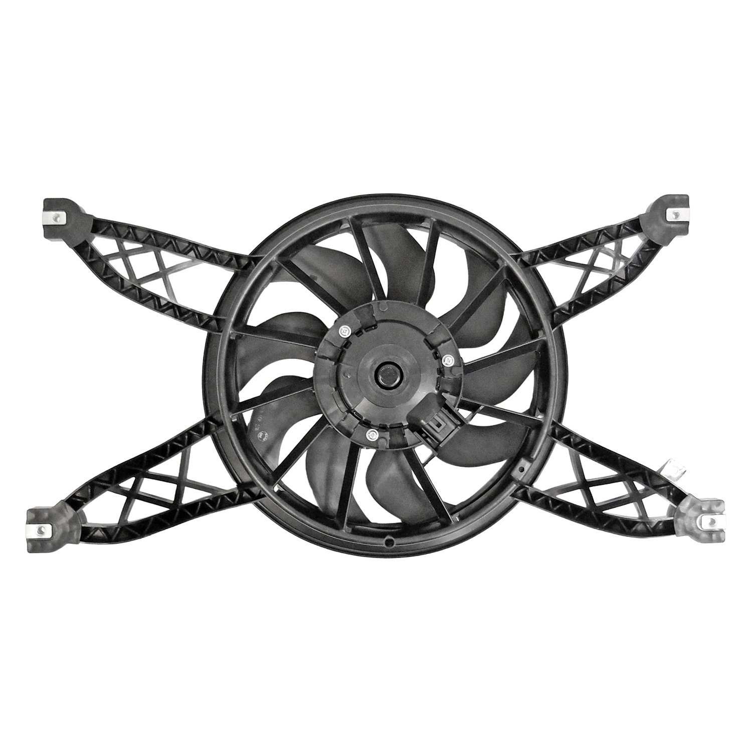 Replace® FO3115229 - Radiator and Condenser Fan Assembly with One Big Fan