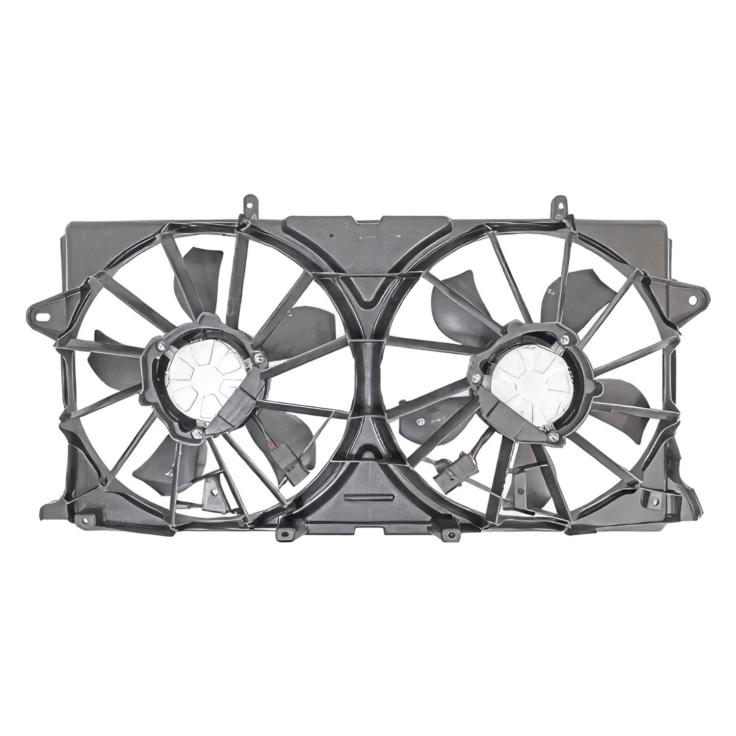 Replace® GM3115360 - Radiator and Condenser Fan Assembly with Two Fans