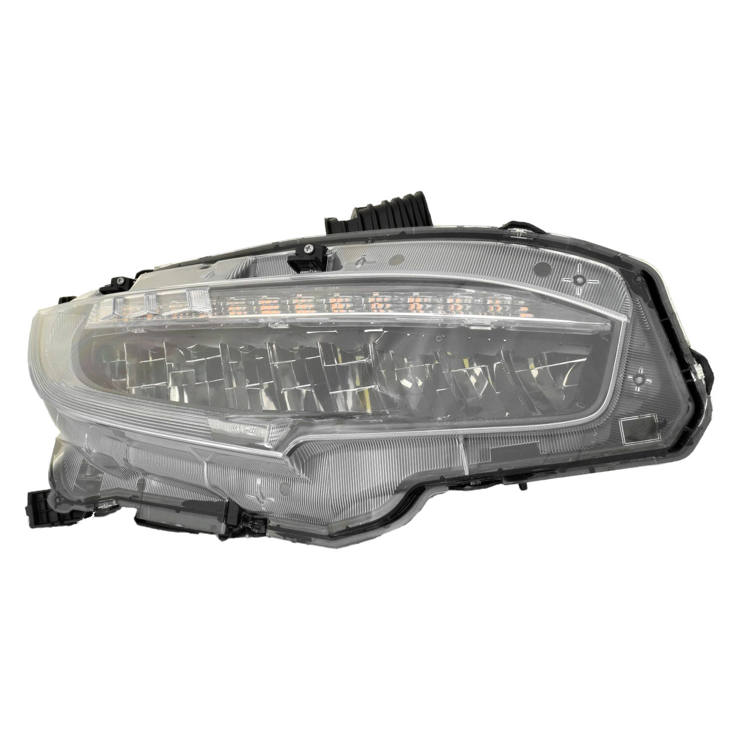 Replace® HO2503199 - Passenger Side Replacement Headlight (Standard Line)